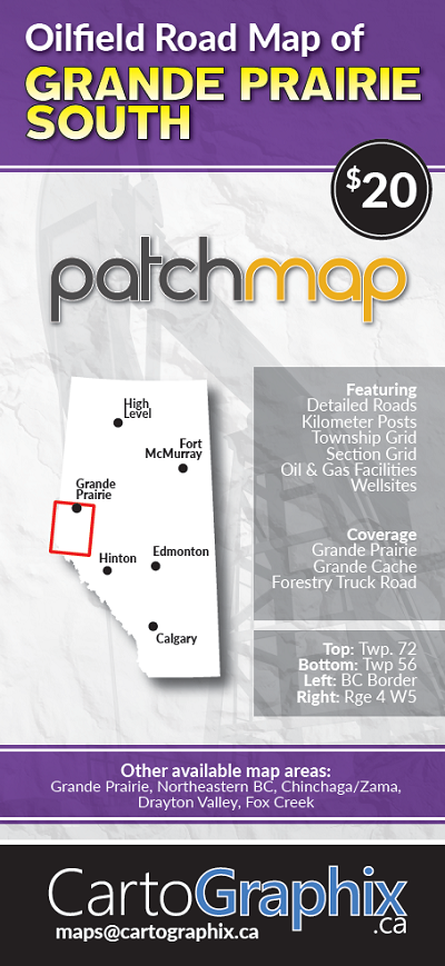 Alberta Oilfield Road Maps – CartoGraphix