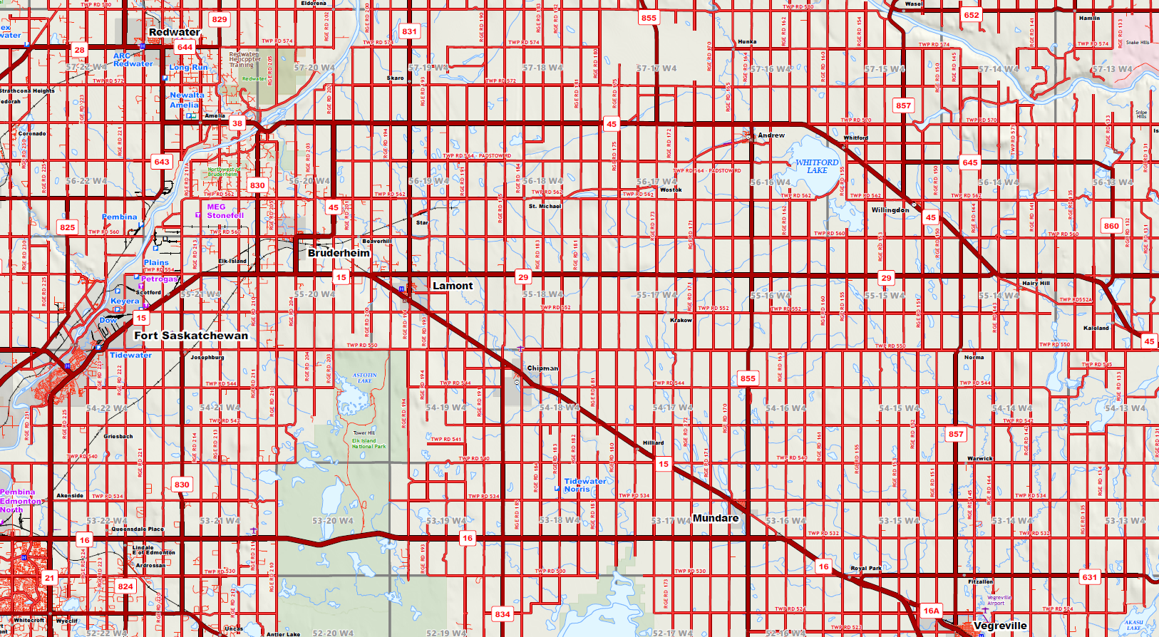 Southern Alberta Oilfield Wall Map - 70"W x 80"H – CartoGraphix